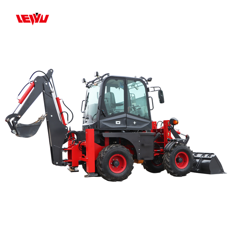 Backhoe Loader with Powerful Engine factory_manufacturer_supplier - LEIYU